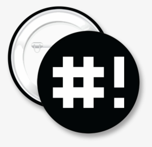 Button Pin Png - Bubble Hashtag PNG Image | Transparent PNG Free ...