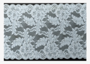 Flowered Sky Blue Lace On Black Background Poster • - Sky Blue PNG ...