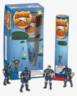 A - Army Men Parachuting Firework PNG Image | Transparent PNG Free ...