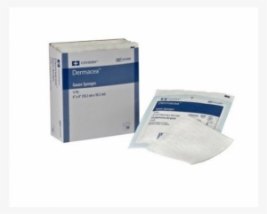 441000 - Dermacea Gauze Sponge, 4 X 4, 8 Ply PNG Image | Transparent ...