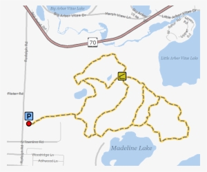 Madeline Lake Trail - Madeline Lake Wi Map PNG Image | Transparent PNG ...