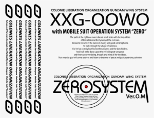 Heavyarms - Wing Gundam Zero Decals PNG Image | Transparent PNG Free ...