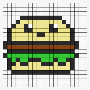 Hamburguesa - Hamburger Minecraft Pixel Art PNG Image | Transparent PNG ...