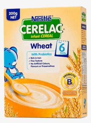 Cerelac Infant Cereal Wheat 200g - Cereal For 6 Months Baby PNG Image ...
