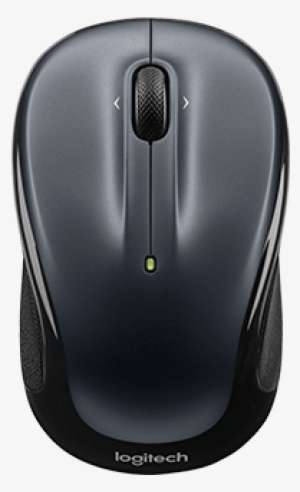 Wireless Mouse M325, Dark Grey, Top View - Wireless Mouse M325 PNG ...
