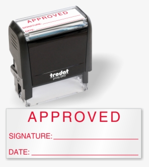 Approved Signature Inspection Qc Self Inking Stamp - Approval Stamp ...