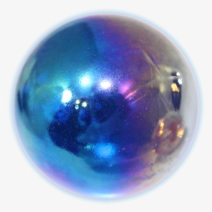 Enormous Glass "blue Chrome" Marble - Lustered Marbles PNG Image ...