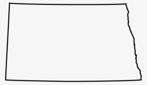 Nd Outline Blank - North Dakota Blank Map PNG Image | Transparent PNG ...