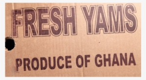 Box Of Yam - Poster PNG Image | Transparent PNG Free Download on SeekPNG