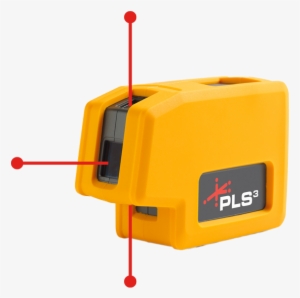 Pls 3 R 01a C - Fluke 180lr - 2 Line Laser Level - Red PNG Image ...