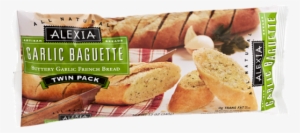 Alexia Garlic Baguette, Artisan, Twin Pack - 12 Oz PNG Image ...