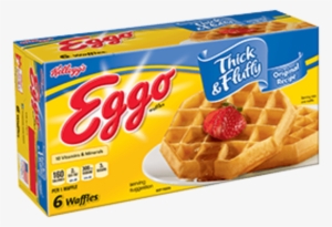 Kelloggs Eggo Original Thic - Eggos Thick And Fluffy PNG Image ...