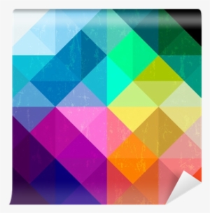 Geometric Triangles Purple Overlay Ftestickers - Background Triangle ...