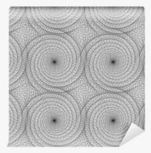 Seamless Abstract Black And White Swirl Pattern Wallpaper - Circle PNG ...
