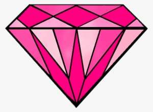 Diamond Clipart Colorful - Pink Diamond Logo Png PNG Image ...
