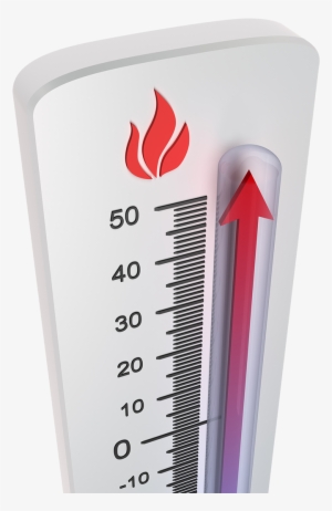 Stands Up To Hot Environments - Rise In Temperature PNG Image ...