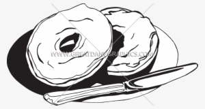 Png Freeuse Download Bagel Drawing Simple - Sketch PNG Image ...