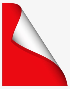 Share This Image - Red Paper Corner Png PNG Image | Transparent PNG ...