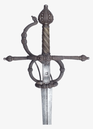 A Fine German Broadsword, In The Style C - Basket-hilted Sword PNG ...