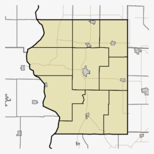 Sullivan County - Sullivan County Indiana Township Map PNG Image ...