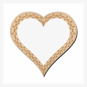 Laser Engraved Wooden Heart - Engraving PNG Image | Transparent PNG ...