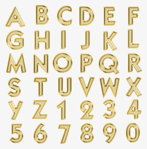 Letras Color Oro Png PNG Image | Transparent PNG Free Download on SeekPNG