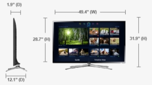 Un40f6300afxza - 40 Inch Led Dimensions PNG Image | Transparent PNG ...