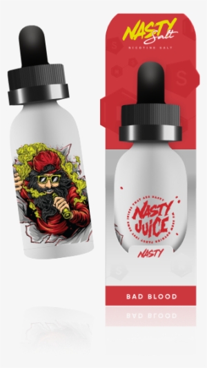 Saltnic Bad Blood - Nasty Juice Salt Nic PNG Image | Transparent PNG ...