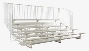 5-row “quick Seat” Aluminum Bleacher - Bleachers Transparent PNG Image ...