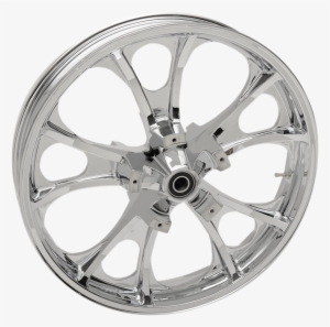 Coastal Moto Abs Chrome 21" Front Motorcycle Wheel - Hubcap PNG Image ...