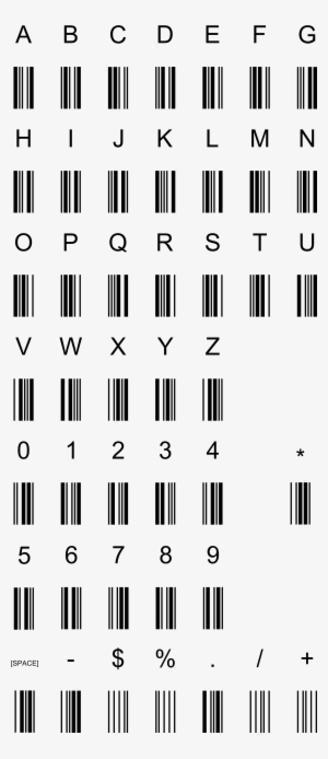 Open - Barcode Letters PNG Image | Transparent PNG Free Download on SeekPNG