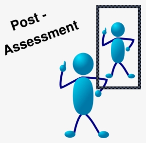 How To Set Use Blue Stick Man Post Assessment Svg Vector - Stick People ...