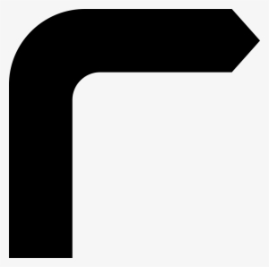 Curved Next Arrow Vector - Tilted Arrow Transparent Background PNG ...