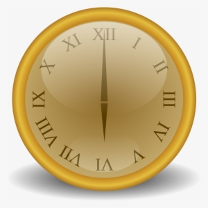 Golden Bell - Clock Face Vector PNG Image | Transparent PNG Free ...