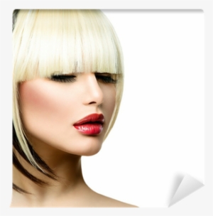 Beautiful Fashion Woman Hairstyle For Short Hair - Hairstyle PNG Image ...