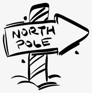 North Pole Sign - Clipart North Pole Sign PNG Image | Transparent PNG ...
