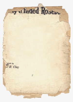 Corners Damaged Paper - Handwriting PNG Image | Transparent PNG Free ...