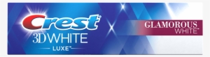 Crest 3d White - Crest Toothpaste Glamorous White PNG Image ...