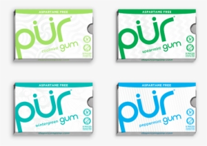 4 Gum Pack Variety , , Pur Gum, Pur Gum, - Pur Sugar-free Gum Chocolate ...
