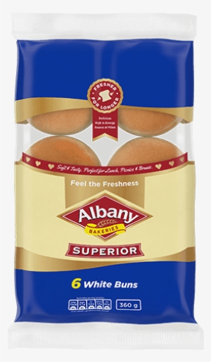 Superior Best Of Both White Buns - Albany Buns And Rolls PNG Image ...