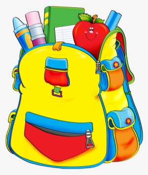 School Clipartschool - Backpack With School Supplies Clipart PNG Image ...