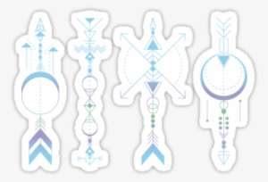 Native American Sioux' Sticker By Beatrizxe - Illustration PNG Image ...