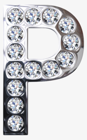P Silver And Diamonds - Letter PNG Image | Transparent PNG Free ...