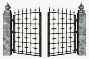 Gothic Gate Png - Creepy Fence Clipart PNG Image | Transparent PNG Free ...