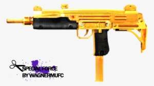 Gold Uzi Png PNG Image | Transparent PNG Free Download on SeekPNG