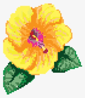 Thank You - Hibiscus Pixel PNG Image | Transparent PNG Free Download on ...
