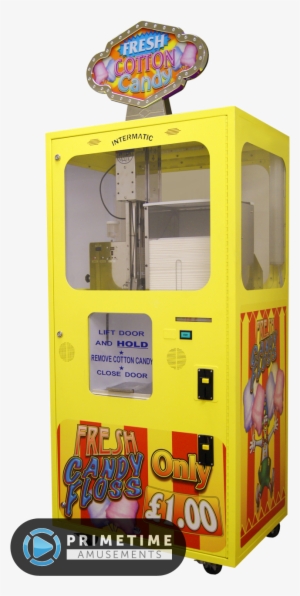 Cotton Candy Vending Machine - Fresh Cotton Candy Machine PNG Image ...
