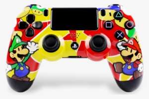 Controller Modz - Custom Ps4 Controller Mario PNG Image | Transparent ...