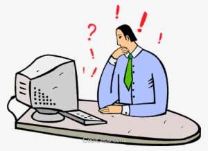 Confusion Computer Cliparts - Computer PNG Image | Transparent PNG Free ...