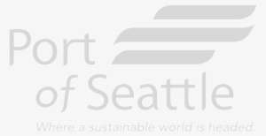 Port Of Seattle Logo Grey By Graham Hnedak Brand G - Port Of Seattle ...